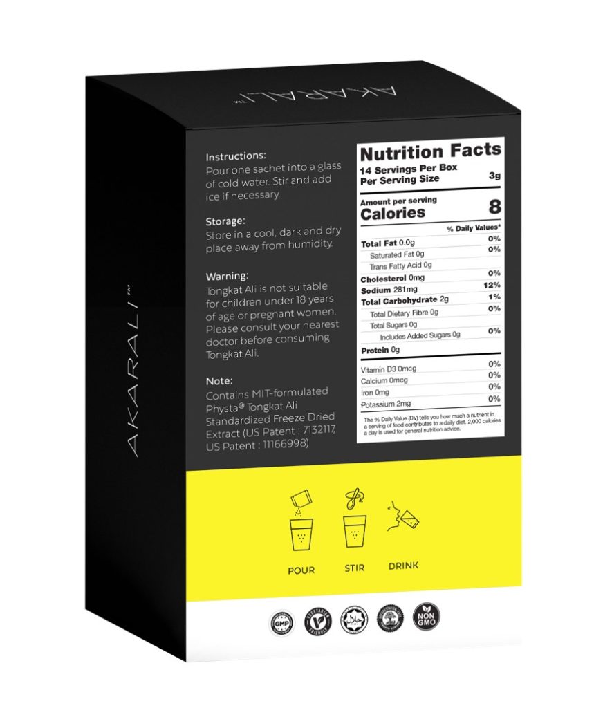 Tongkat Ali Effervescent Drink | Energy Booster